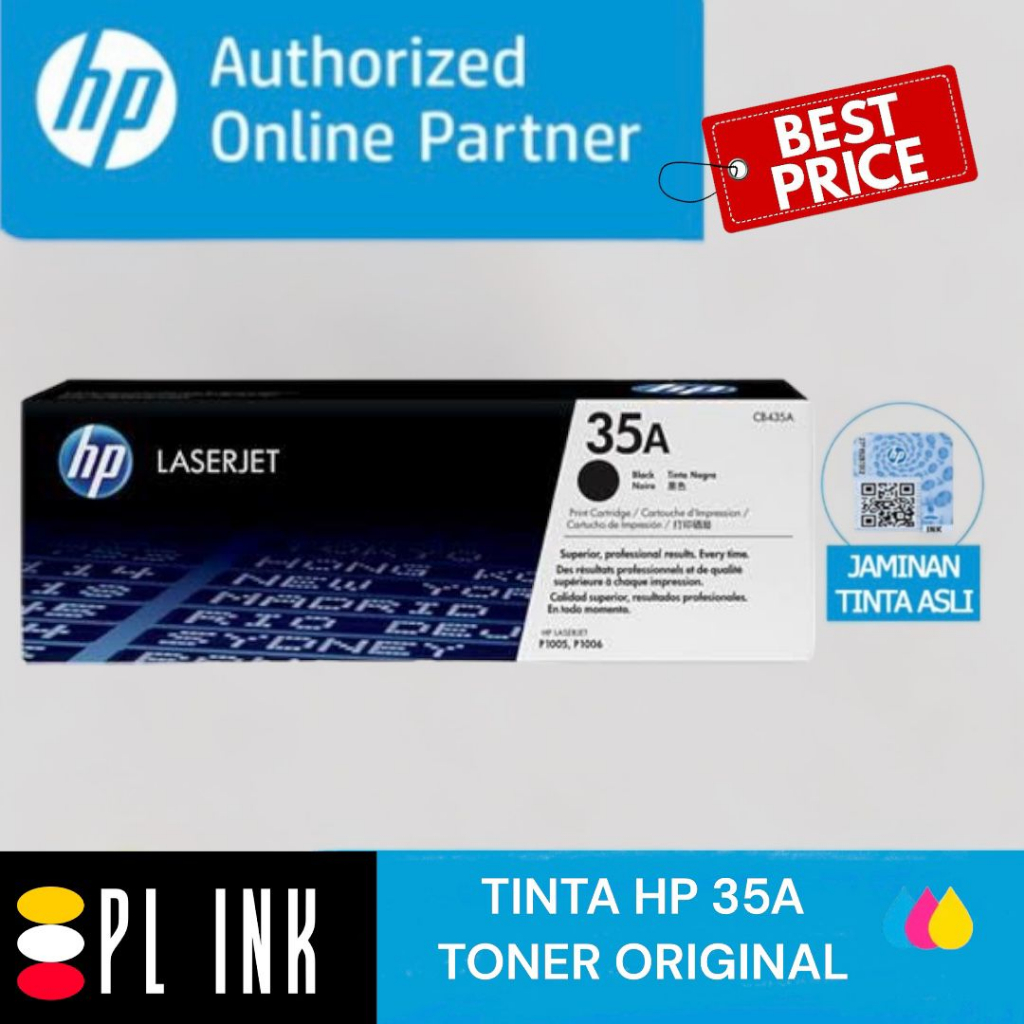 Jual HP 35A BLACK ORIGINAL LASERJET TONER CARTRIDGE | Shopee Indonesia