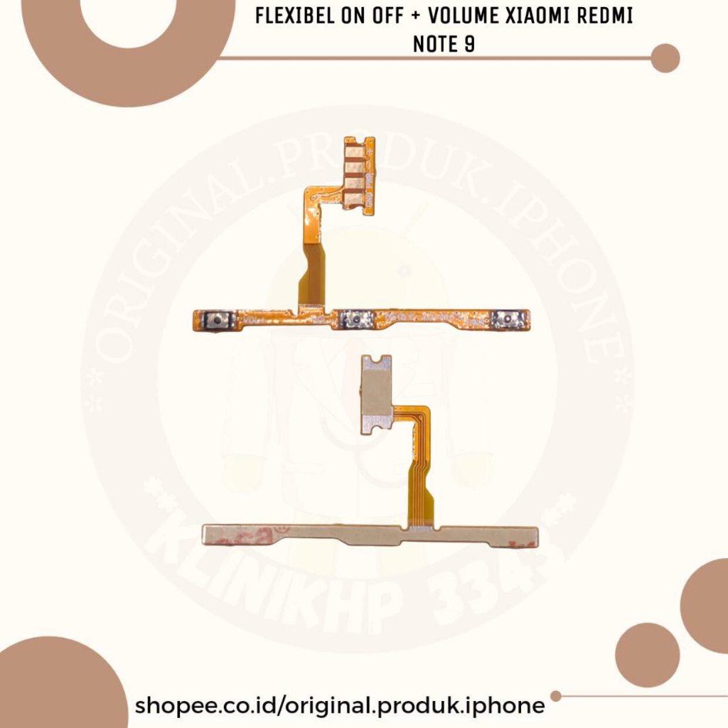 Jual FLEXIBEL ON OFF + VOLUME XIAOMI REDMI NOTE 9 NEW | Shopee Indonesia