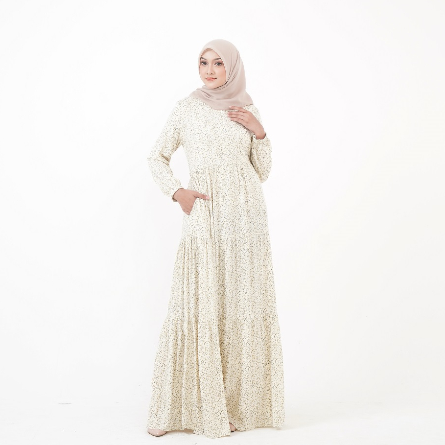 Jual Le Khari Masayu Dress Bahan Rayon Viscose Gamis Homedress Busui Size S - XL | Shopee Indonesia