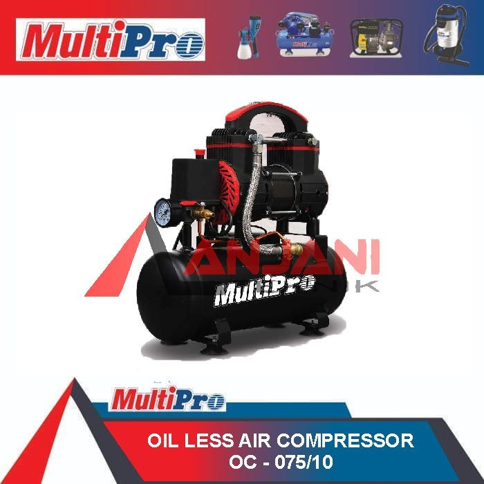 Jual MULTIPRO OC 075/10 KOMPRESOR OIL-LESS 3/4 HP OILLESS COMPRESSOR ...
