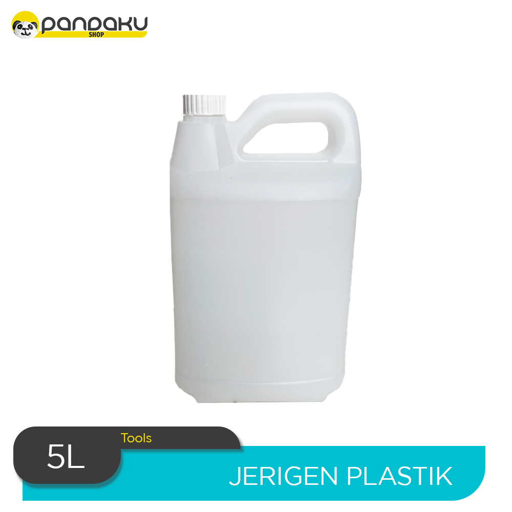 Jual Jerigen Plastik HDPE Botol Derigen Putih - 5 Liter | Shopee Indonesia
