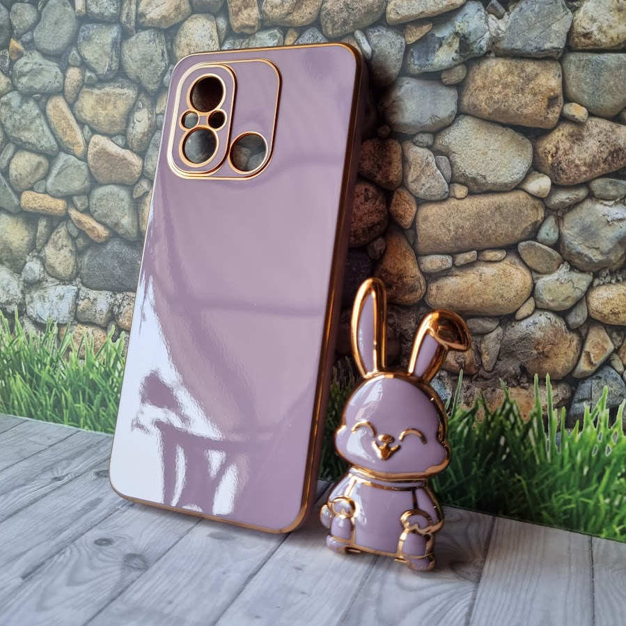 Jual Soft Case Redmi 12c 11A Casing Cover Luxury 6D Plating Free Stand ...