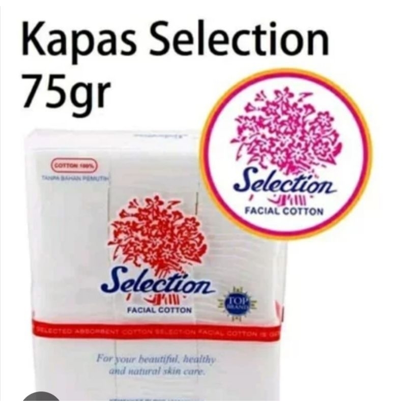 Jual kapas muka kapas facial selection 75g | Shopee Indonesia