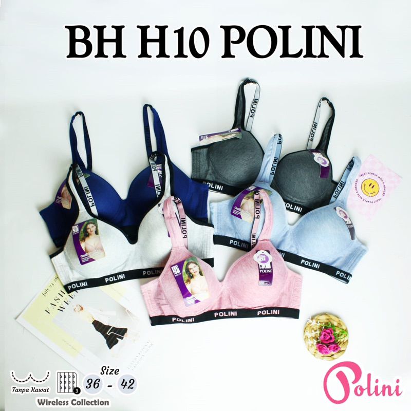 Jual VAL - BH TANPA KAWAT / BRA POLINI H10 ORIGINAL BUSA TEBAL | Shopee ...