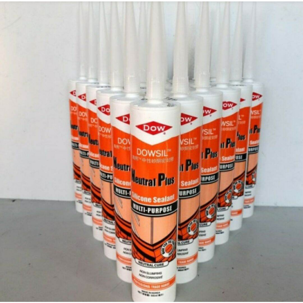 Jual Dow Dowsil neutral plus Sealant Silicone 300 ml Dowsil Netral Plus Silicone Sealant 300ml ...