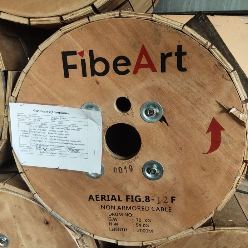 Jual KABEL FIBER OPTIK 12 CORE FIG 8 | Shopee Indonesia