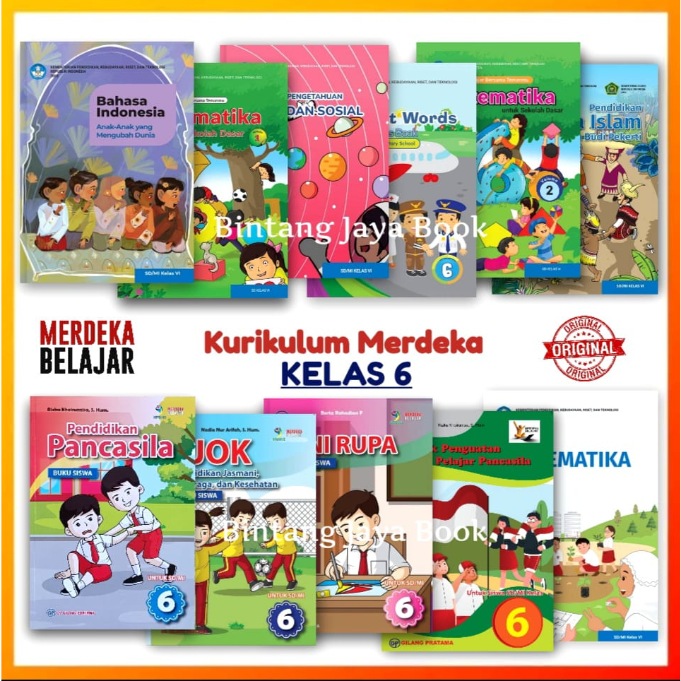 Jual Buku Siswa Kurikulum Merdeka Kelas 6 SD/MI - Buku Kurikulum Merdeka Kelas 6 Untuk Sekolah ...