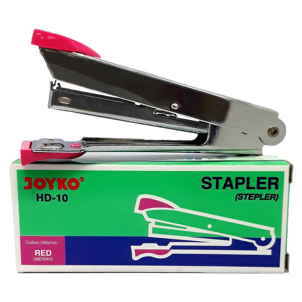 Jual HD10 Stapler Stepler Jepretan Cekrekan Hekmesin Joyko HD-10 CL ( color / warna ) Kecil ...