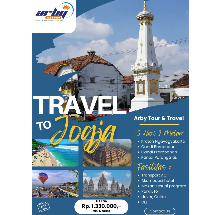 Jual Paket Tour Jogja 3 Hari 2 Malam | Shopee Indonesia