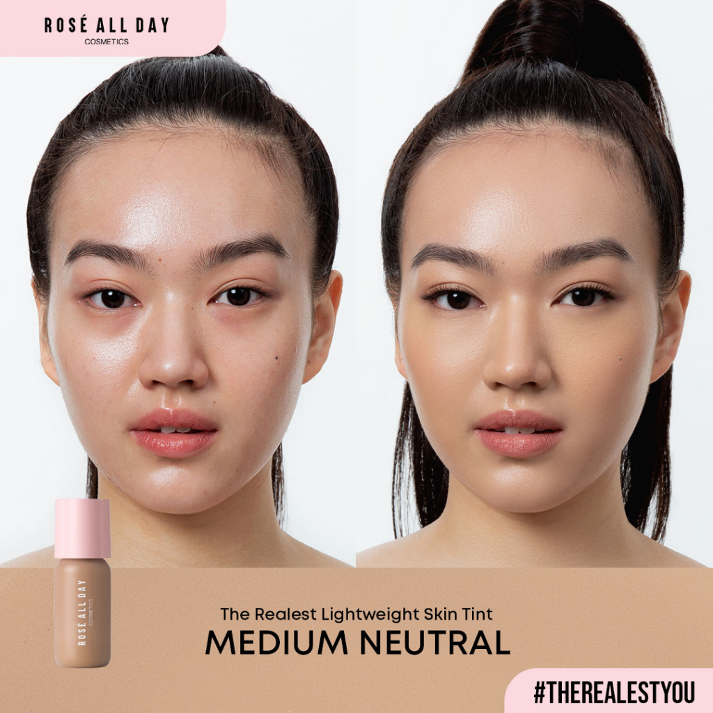 Jual Rosé All Day The Realest Lightweight Skin Tint Rose Foundation SPF ...