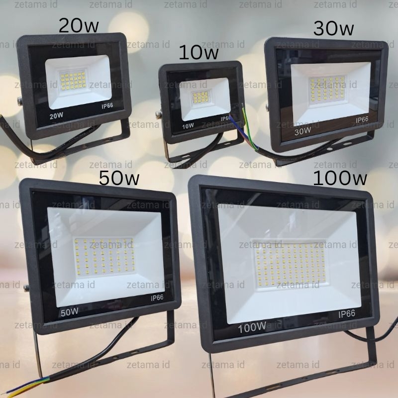 Jual Lampu Sorot 10w 20w 30w 50w 100w LED Kap Sorot Lampu Tembak CN | Shopee Indonesia