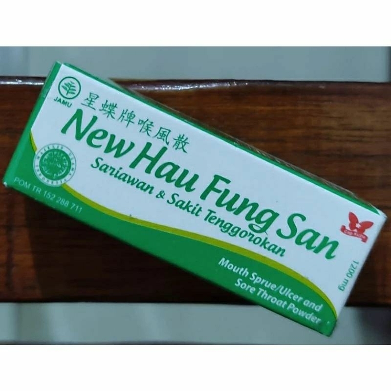 Jual obat sariawan & sakit tenggorokan NEW HAU FUNG SAN 1200mg | Shopee ...