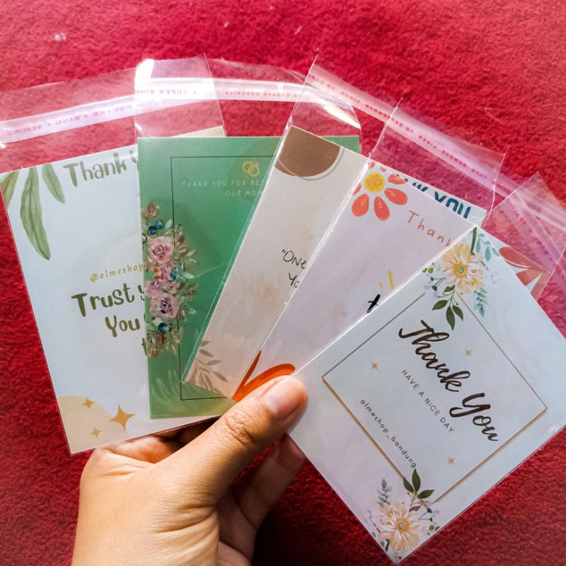 Jual Kertas Kemasan Aksesoris Aesthetic Custom + Plastik Opp / Alas ...