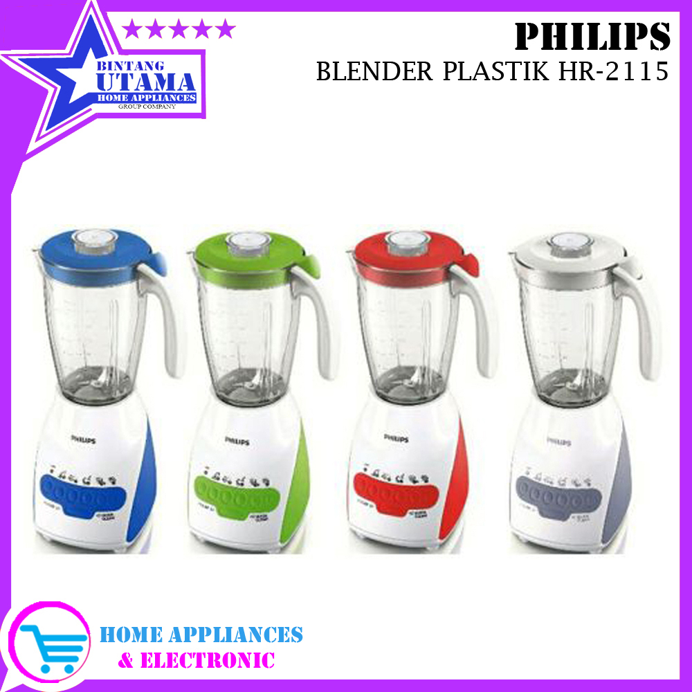 Jual (COD) BLENDER PHILIPS HR2115 - HR 2115 / HR-2115 2LITER BLENDER ...