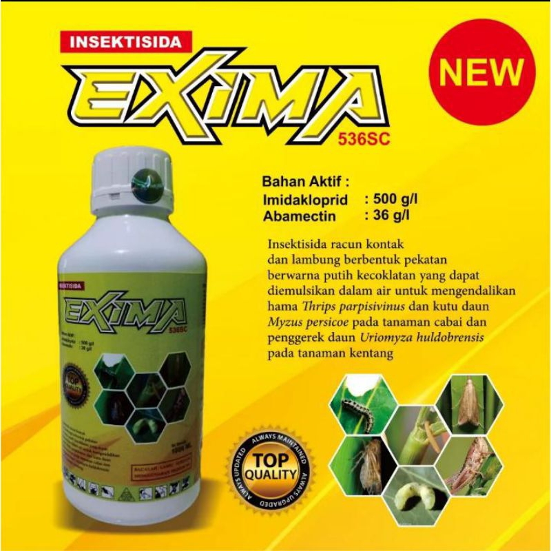 Jual INSEKTISIDA EXIMA 536 SC/ 1liter/3gratis1/ original berhologram ...