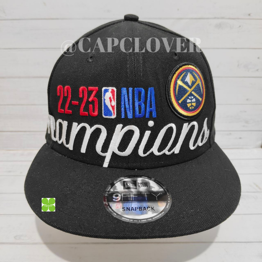 Jual Topi NEW ERA Denver Nuggets 2023 NBA Finals Champions 9FIFTY Black ...