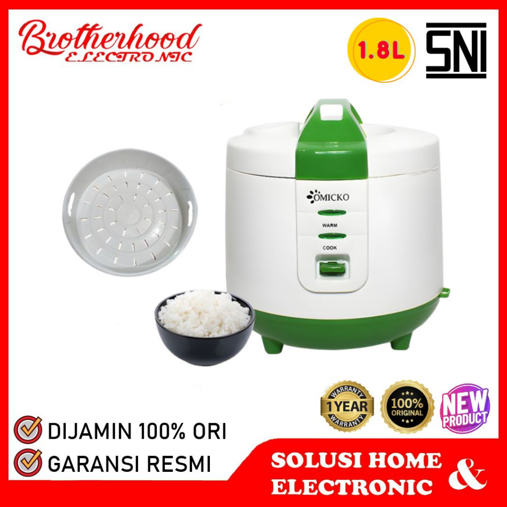 Jual (BISA COD) OMICKO RICE COOKER / MAGIC COM MC-108 PL / MC-101 PL / MC 101 PL / MC101 PL (1,2 ...