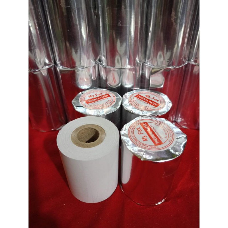 Jual KERTAS KASIR SETRUK THERMAL PAPER ROLL 58x48mm paket 10 roll ...
