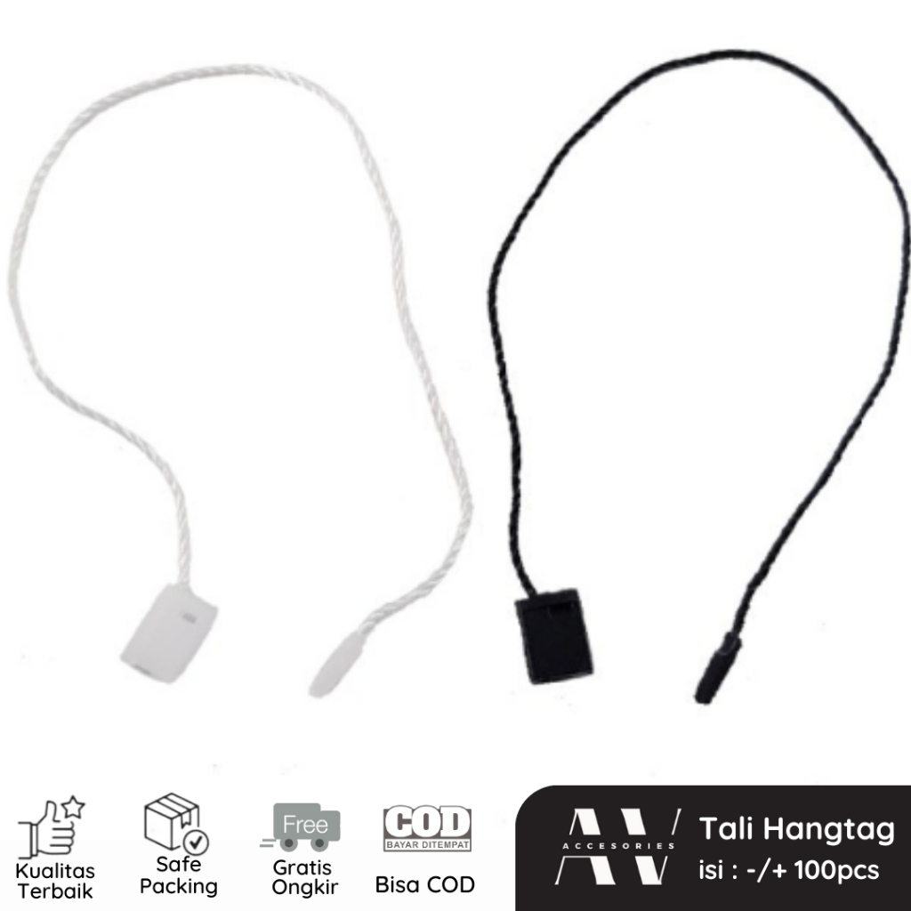 Jual AVACC Tali Hangtag Label Benang Nylon String Pin Lock Kuat Isi ...