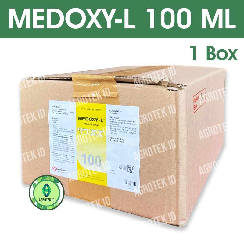 Jual MEDOXY L 100 ml 1 Box Isi 12 Botol Obat Vitamin Hewan Ternak ...