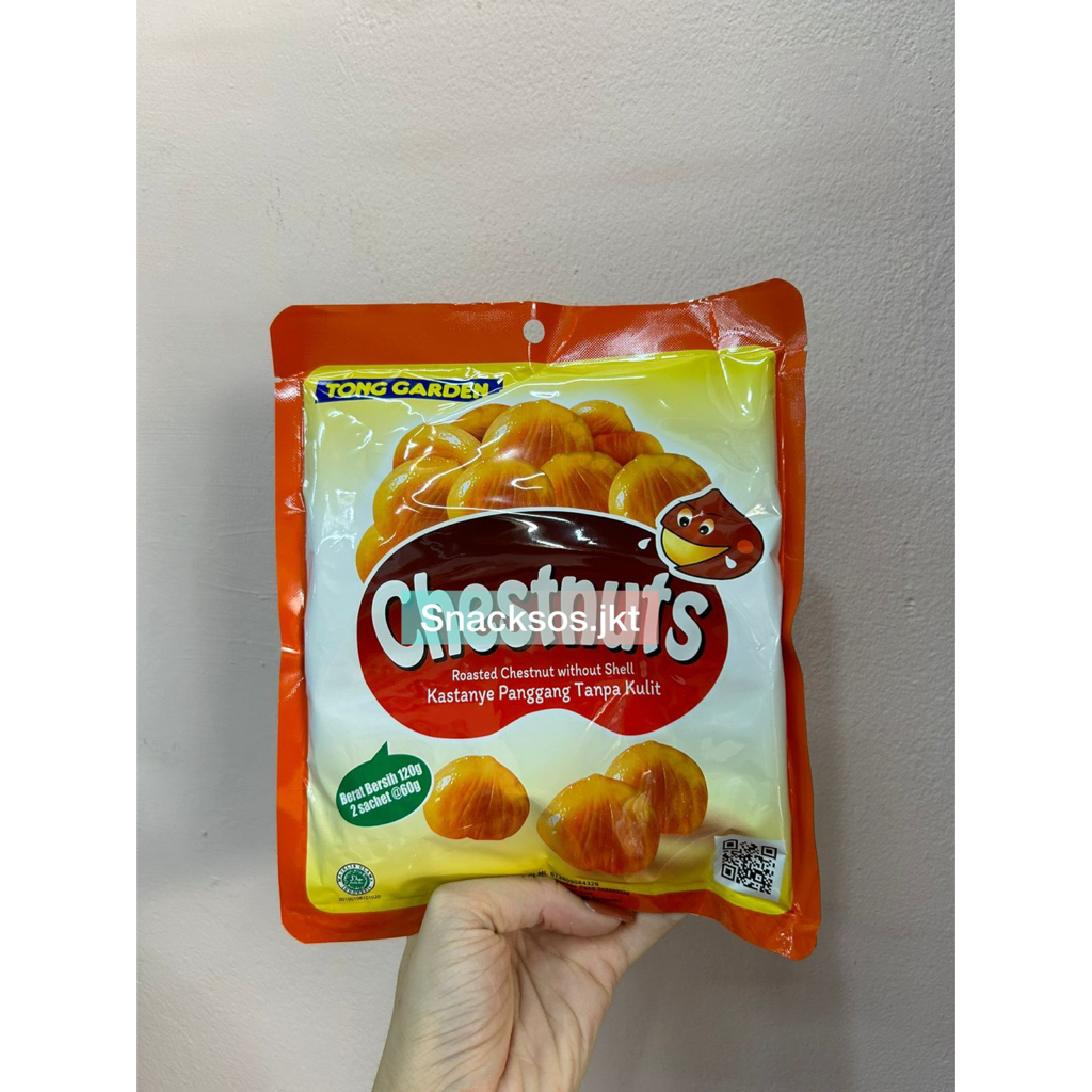 Jual TONG GARDEN ORGANIC ROASTED CHESTNUTS WITHOUT SHELL - KACANG ...