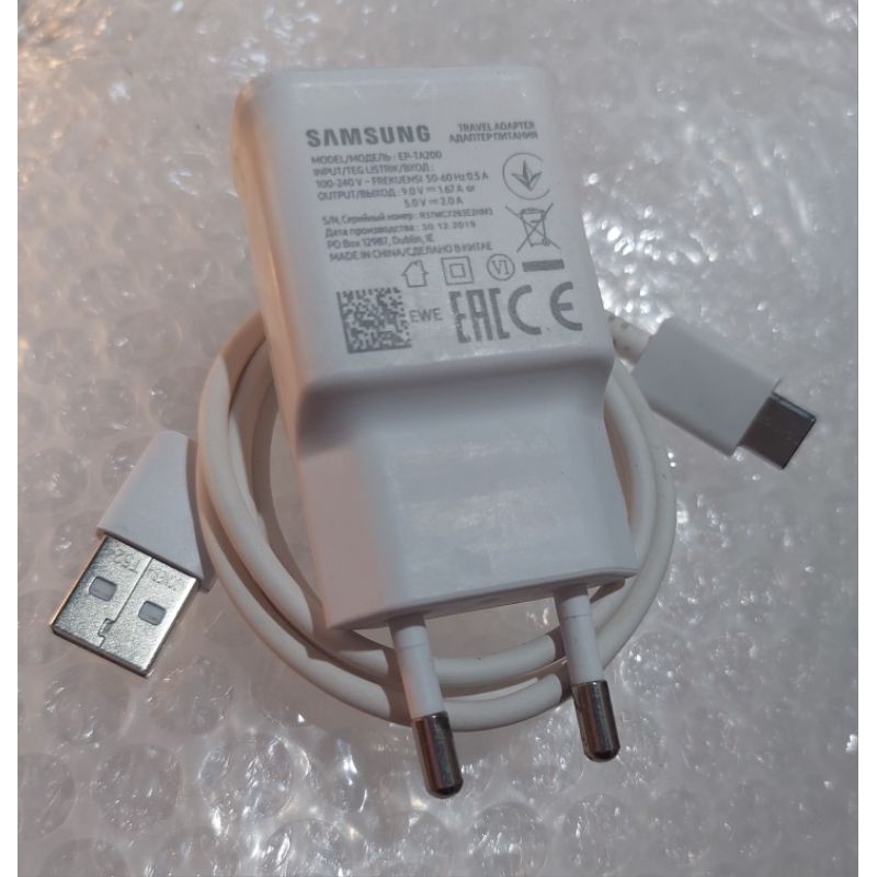 Jual CHARGER SAMSUNG BAWAAN A51 FAST CHARGING ORI 100% | Shopee Indonesia