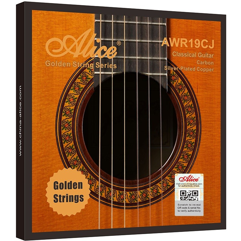 Jual Alice AWR19CJ Senar Gitar Klasik Golden Carbon Anti Karat | Shopee ...