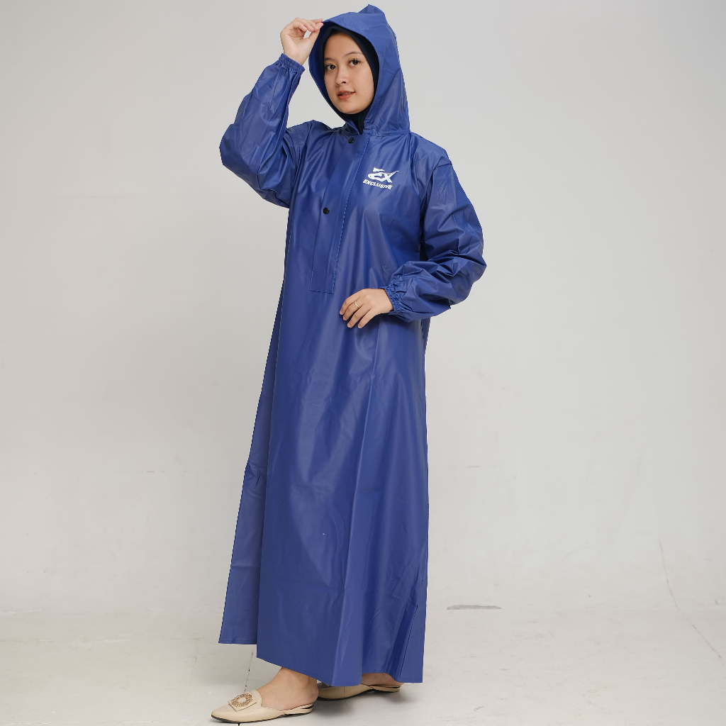 Jual Jas Hujan Gamis Premium Dewasa Wanita | Model Gamis Jumbo Bahan ...