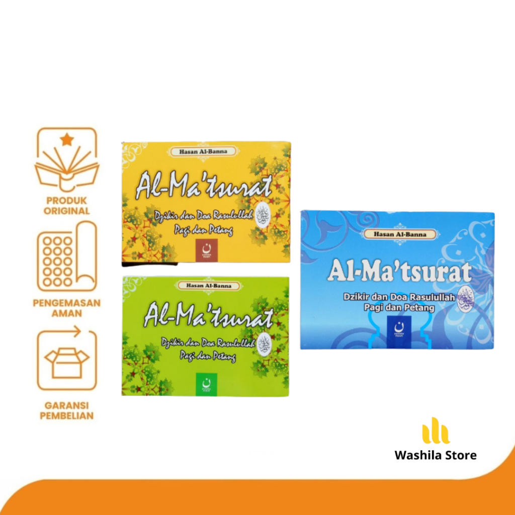 Jual Buku Saku Al MATSURAT Zikir Pagi Petang dan Doa Rasulullah SAW ...