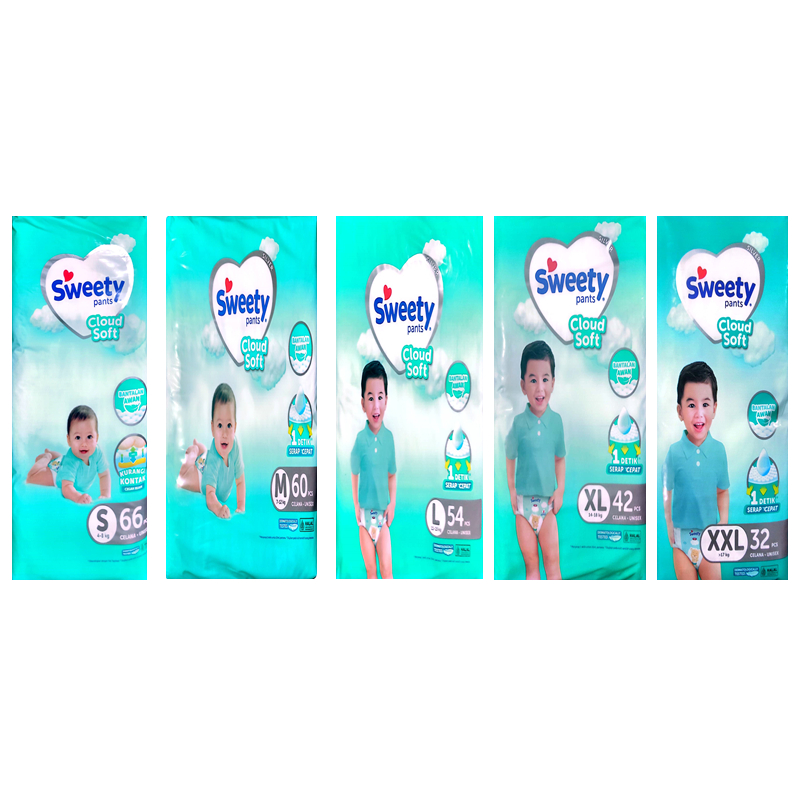 Jual SWEETY SILVER FIT PANTS S66/M60/L54/XL42/XXL32 / S 66/M 60/L 54/XL ...