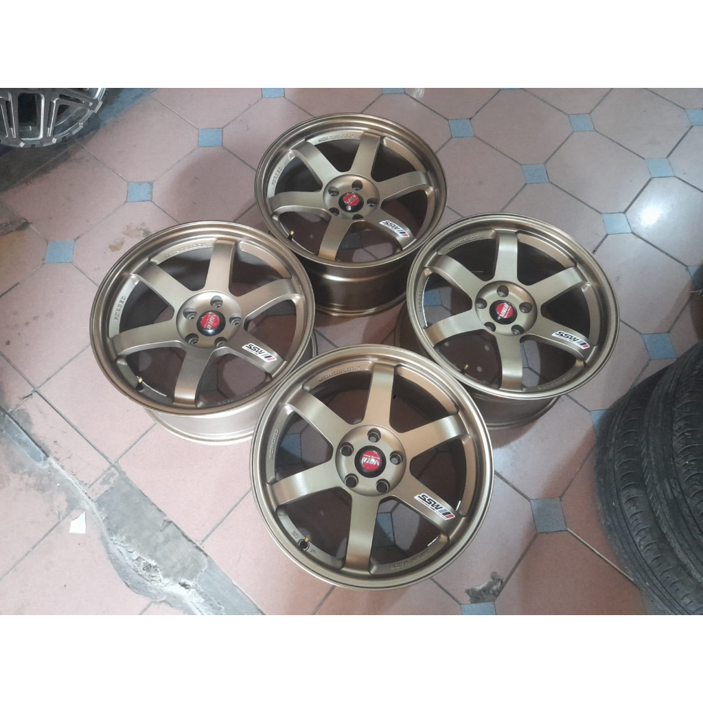 Jual VELG BEKAS MOBIL RACING VOLK SSW RING 18 LEBAR 9,5 ET 25 PCD 5X114 U/ CRV ALPHARD INOVA ...
