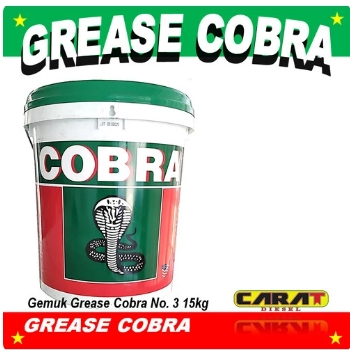 Jual COBRA CHASSIS GREASE HIJAU NO.3 15KG GEMUK PELUMAS JUMBO | Shopee ...