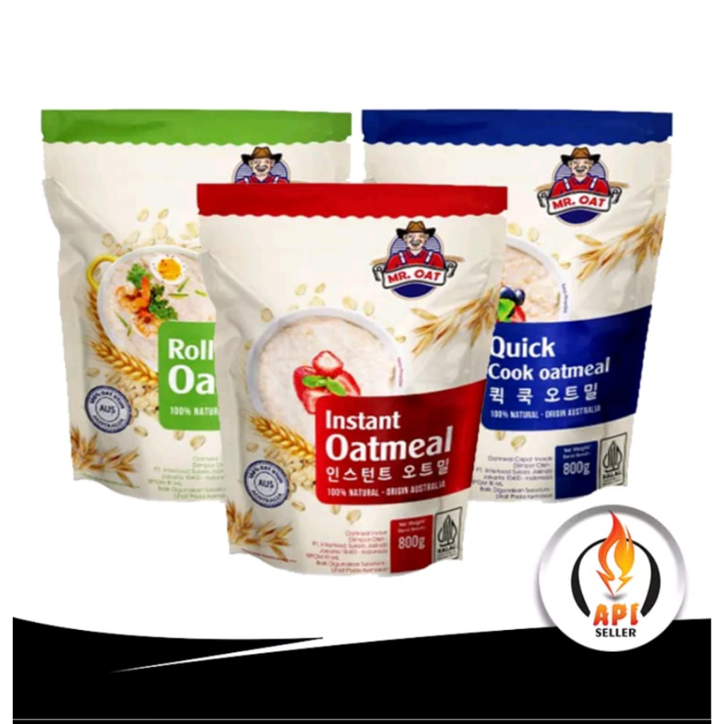 Jual Mr Oat OatMeal 800gr | Shopee Indonesia