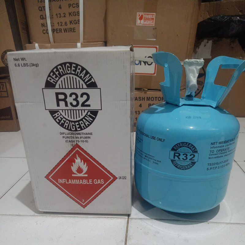 Jual Freon AC R32 refrigrant tabung mini 3kg | Shopee Indonesia