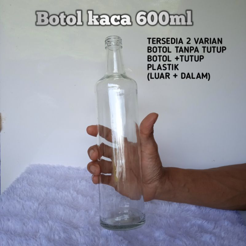 Jual botol kaca polos 600ml /botol madu / botol drum | Shopee Indonesia