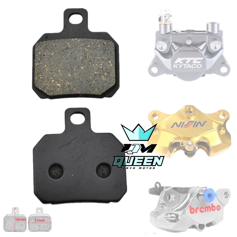Jual KAMPAS REM KALIPER 2 PISTON NISSIN PNP DISPAD KALIPER | Shopee Indonesia