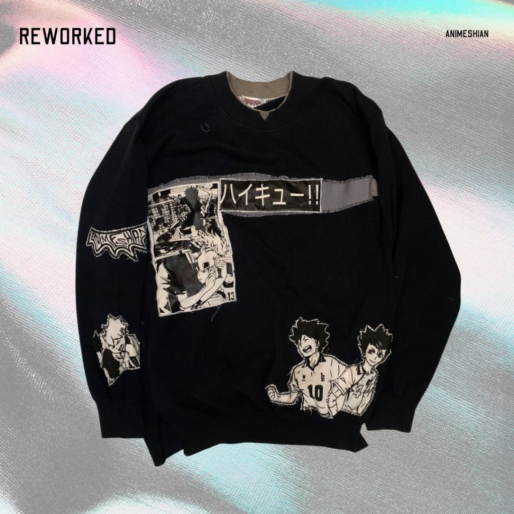 Jual ANIME-SHIAN HAIKYUUU CREWNECK BONUS STIKER, PANEL MANGA, DAN LOMO ...