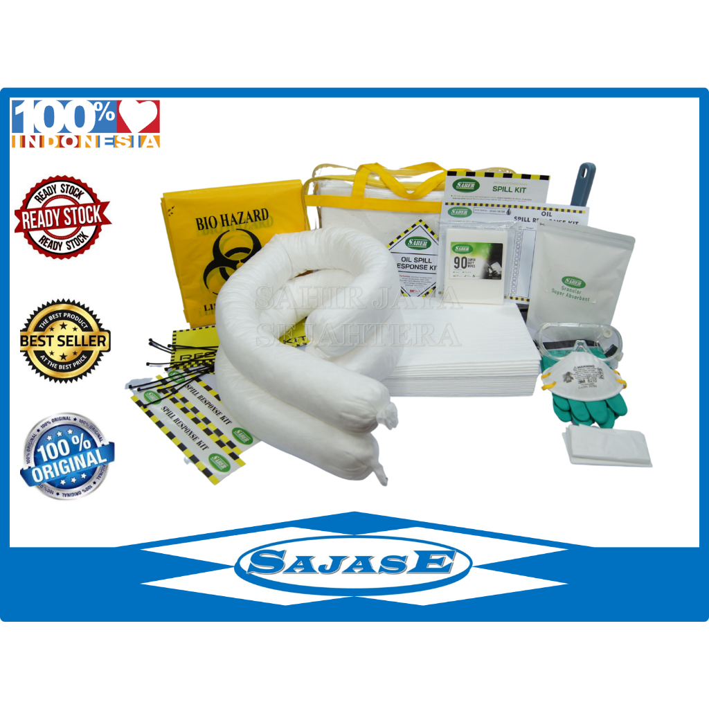 Jual Oil Spill Kit 20 Liter Oil Spill Kit 10L Spill Kit 15L Kit Oil 20 ...