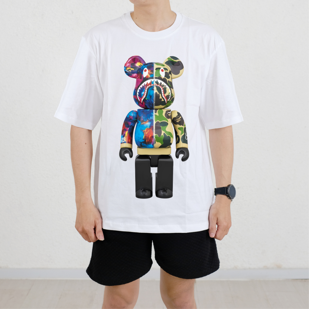 Jual VAHELLO Oversize BAPE COLORS Cotton Combed 20s ( Bahan Premium ...