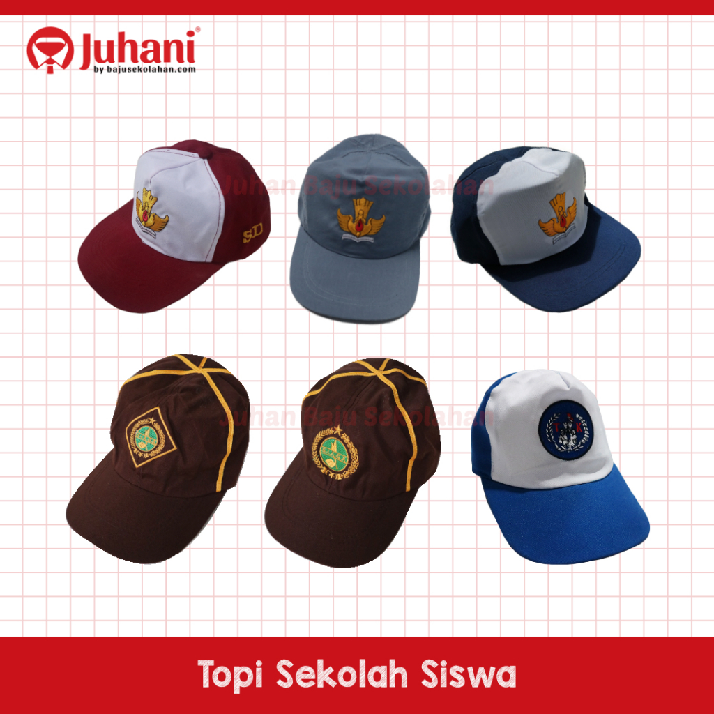Jual Topi Pramuka Topi Pramuka Siaga Putra - Putri Topi SD Topi Pramuka ...