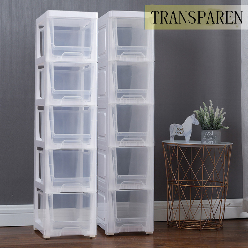 Jual Transparent Rak Penyimpanan Rak Dapur Rak Susun Rak Plastik ...