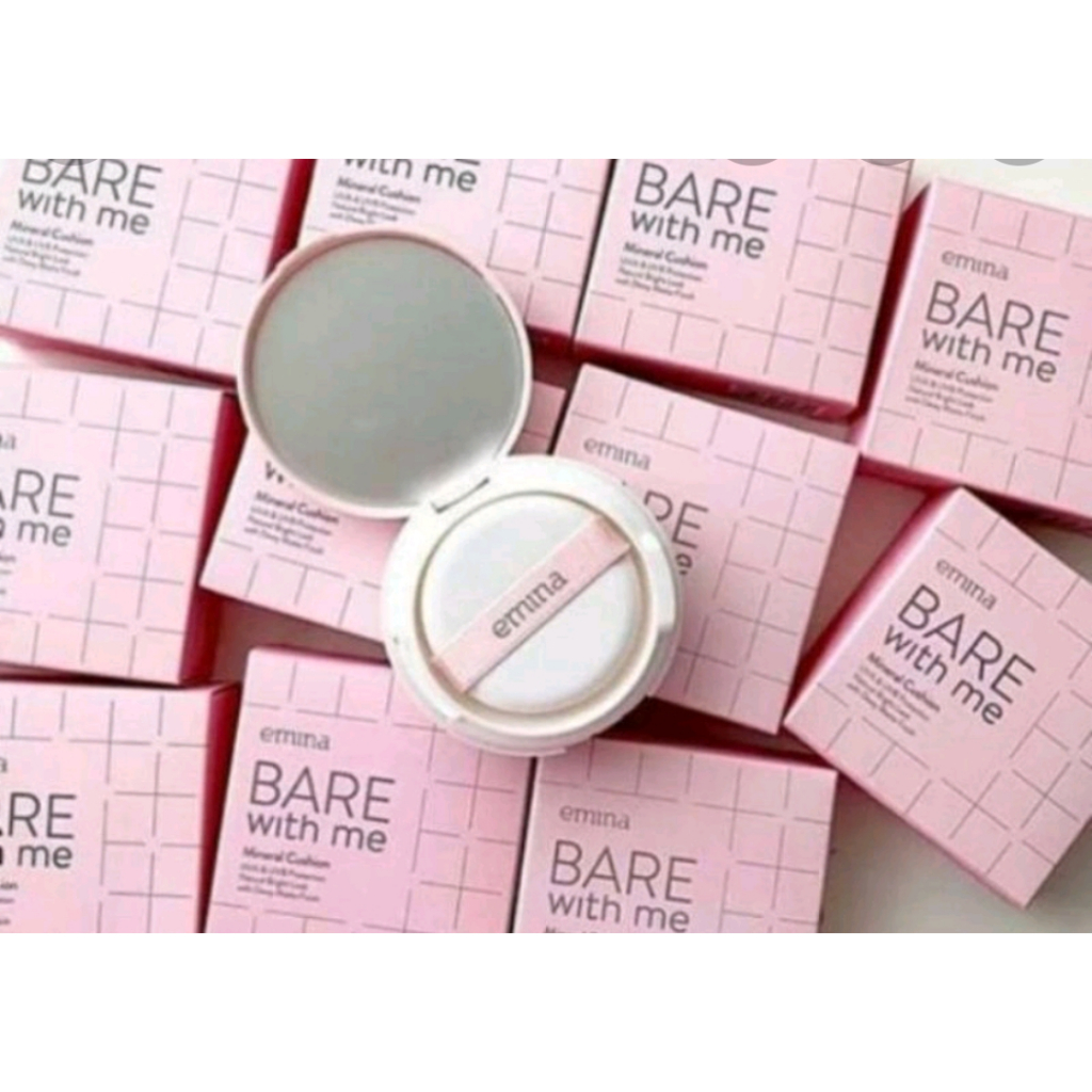Jual Emina Bedak Basah Bare With Me Mineral Cushion 15g | Shopee Indonesia