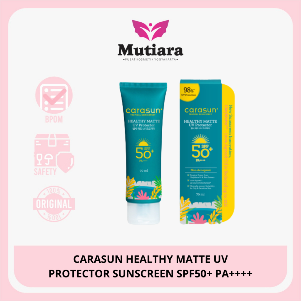 Jual CARASUN HEALTHY MATTE UV PROTECTOR SUNSCREEN SPF50+ PA++++ | Shopee Indonesia
