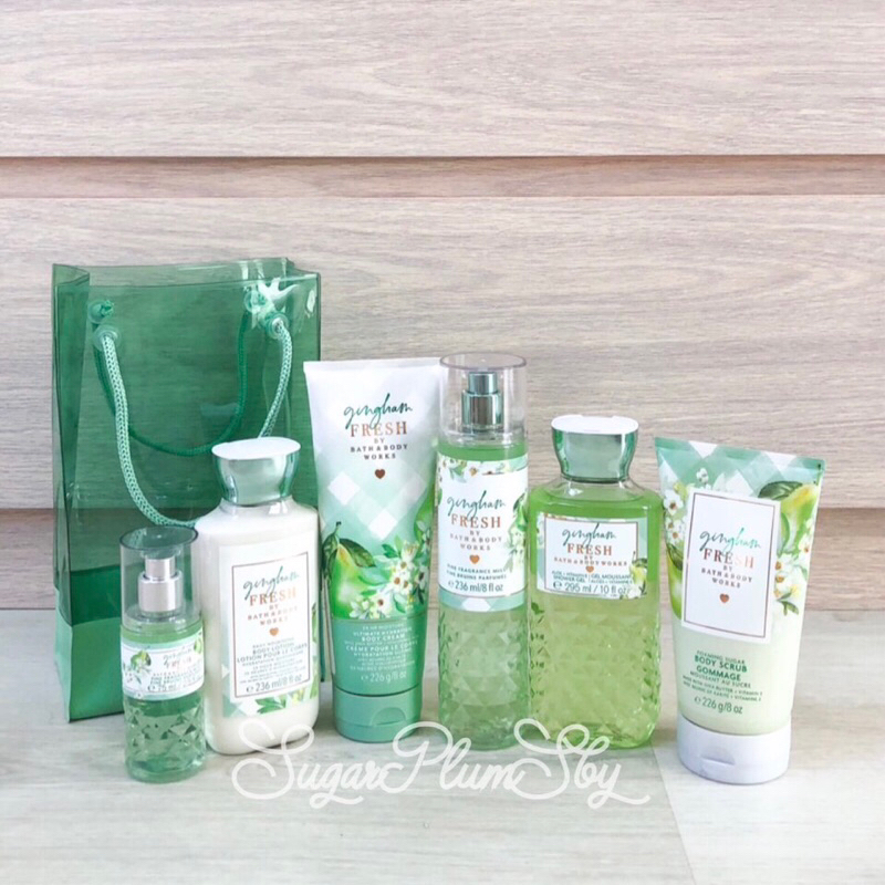 Jual Original BPOM GINGHAM FRESH Bath & Body Works Body Care: Body Mist ...