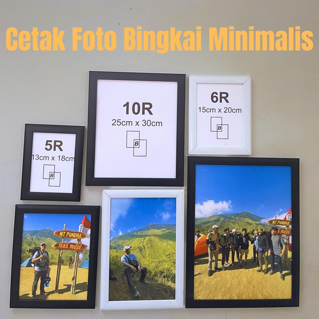 Jual Cetak foto bingkai minimalis berbagai ukuran | Shopee Indonesia