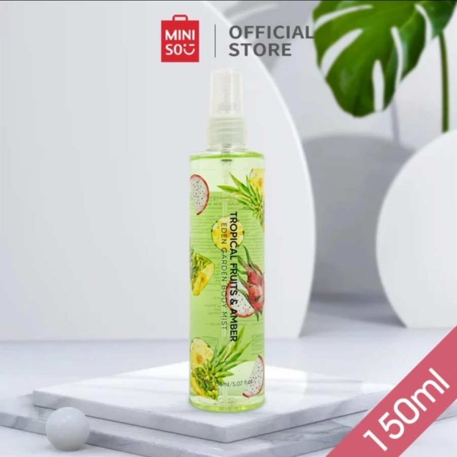 Jual MINISO EDEN GARDEN BODY MIST (TROPICAL FRUITS & AMBER) / PARFUM ...