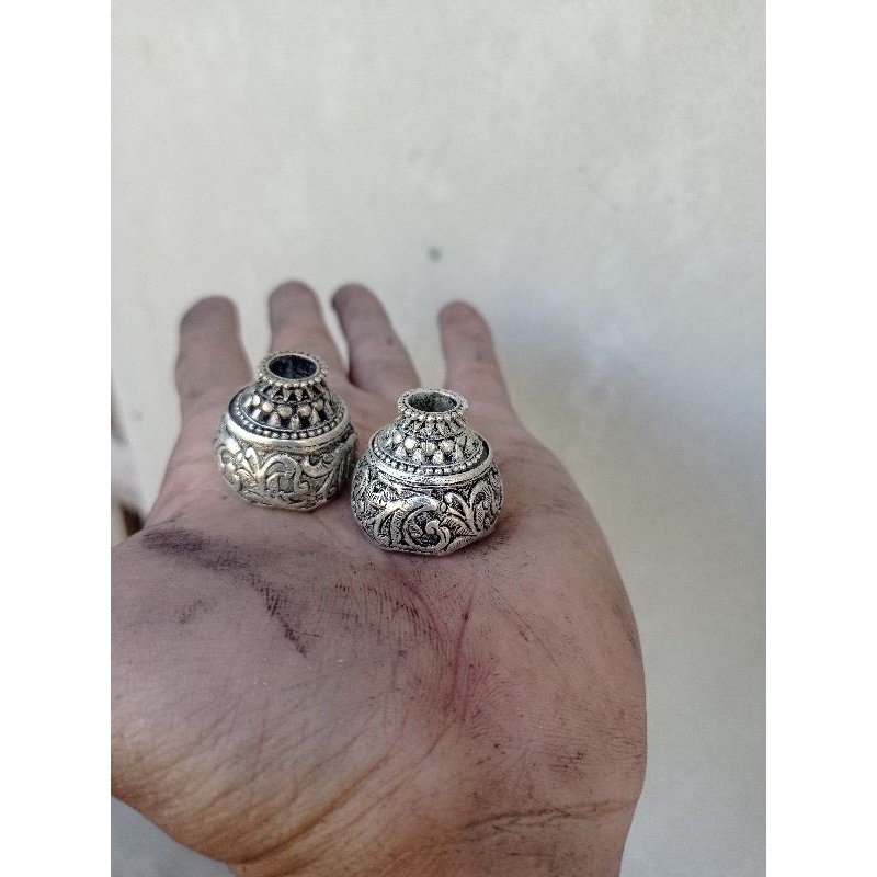 Jual mendak selut lapis perak custing ukir | Shopee Indonesia