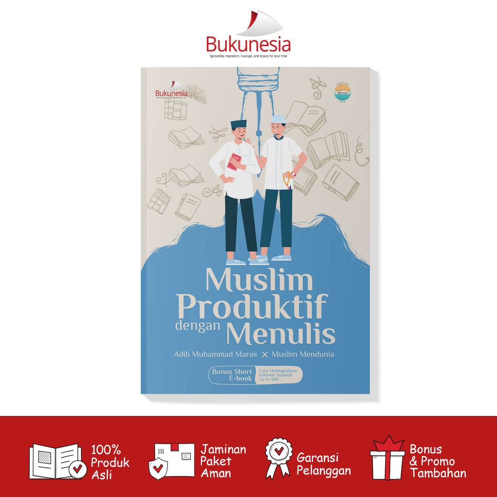 Jual Buku Motivasi Islam - Muslim Produktif dengan Menulis (Bukunesia ...