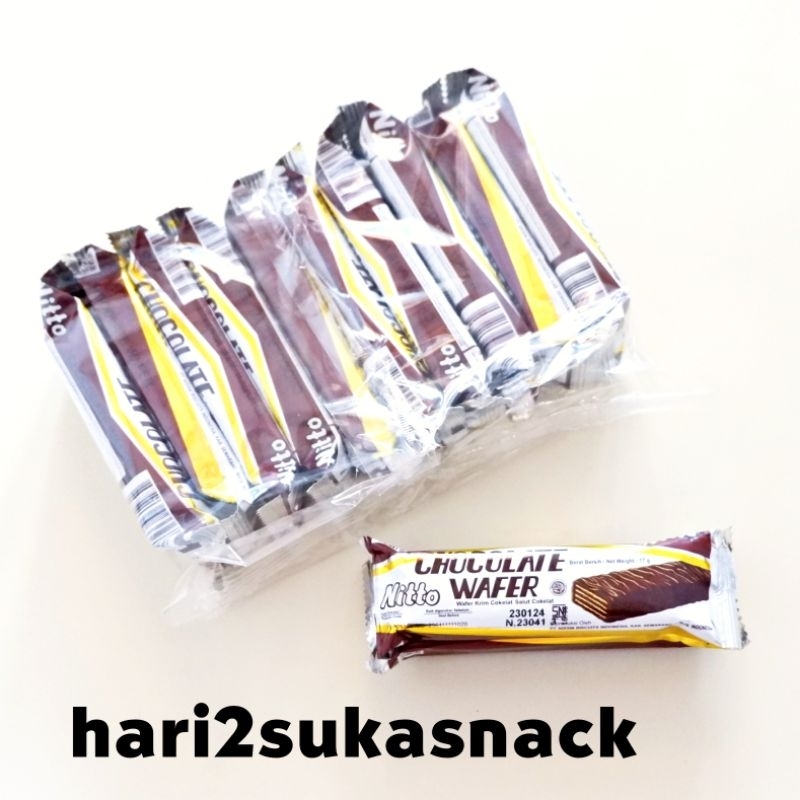 Jual Wafer Coklat NITTO Jadul / NITTO Chocolate Wafer Nissin | Shopee ...