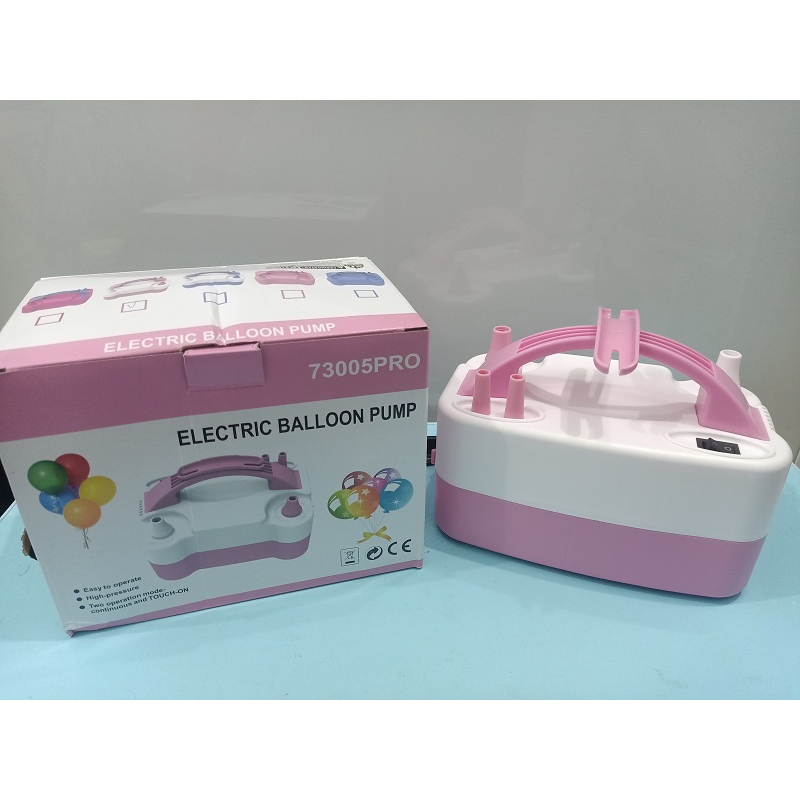 Jual Mesin Pompa Balon Elektrik 4 Lubang + Pengikat Balon Multifungsi ...
